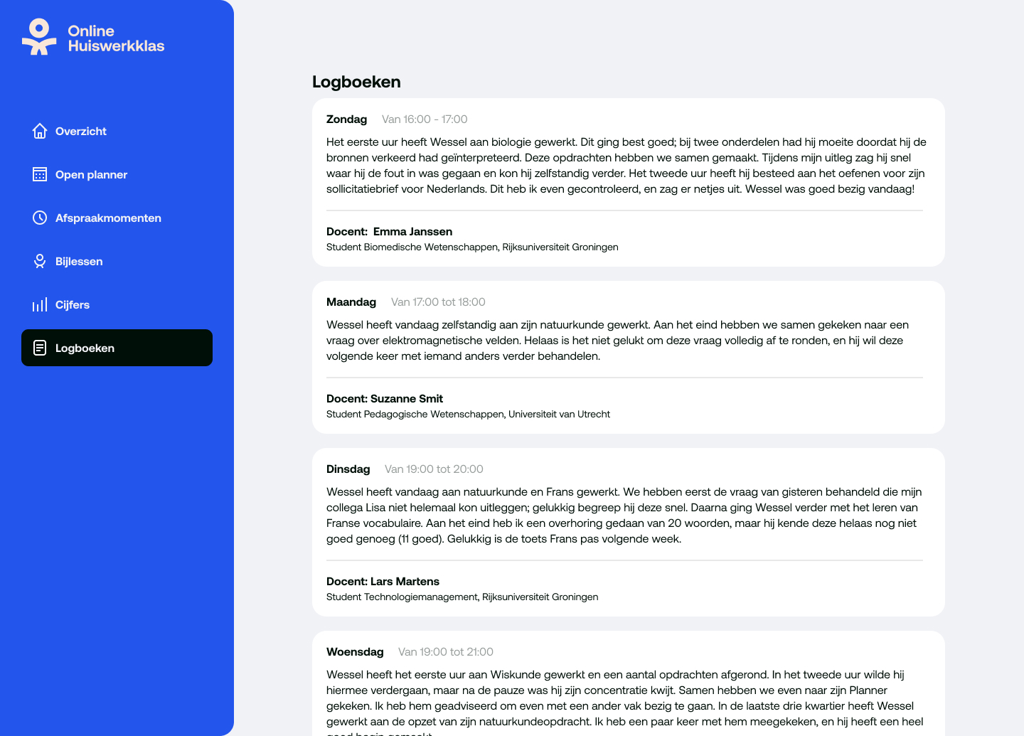 De methode - Online Huiswerkklas